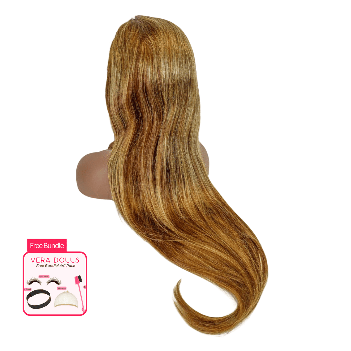 Vera Dolls 180% Density | 13x4 Highlight Straight Frontal HD Lace Wig ...